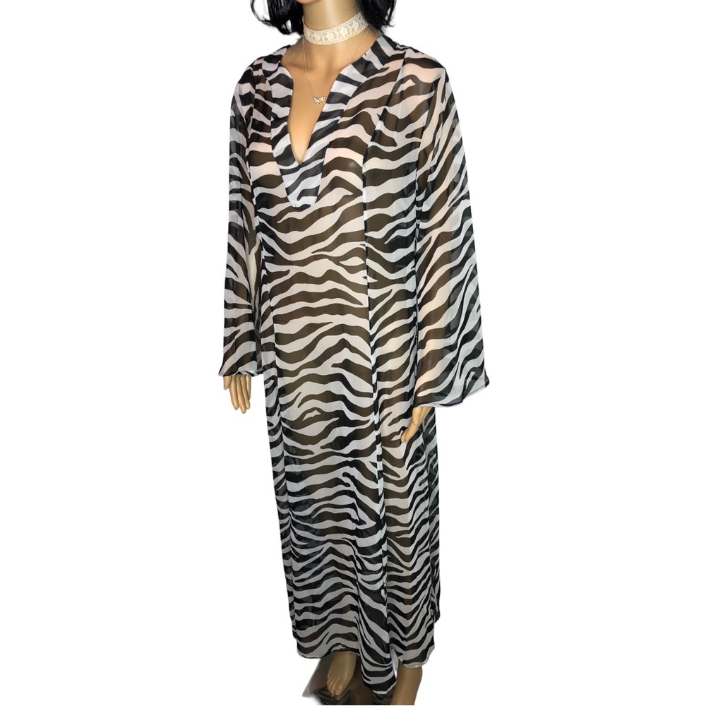 Victoria’s Secret Collection Vintage Sheer Zebra Prin… - Gem